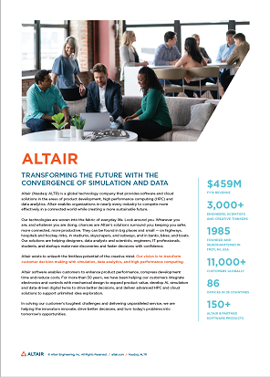 Altair AI Startup Package für den Einsatz von KI
