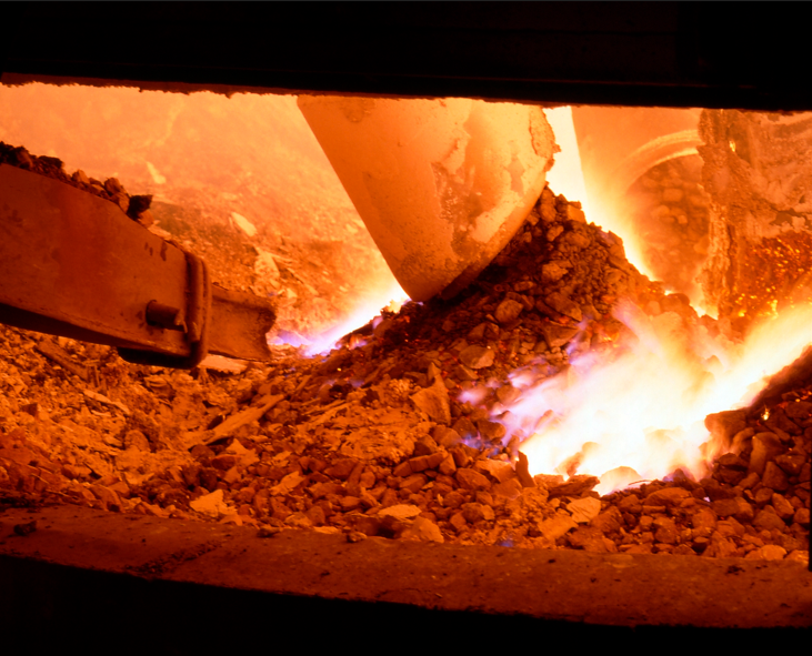 Optimizing iron & steel making process with bulk material simulation