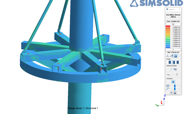 Meshless Analysis using SimSolid for AEC Applications